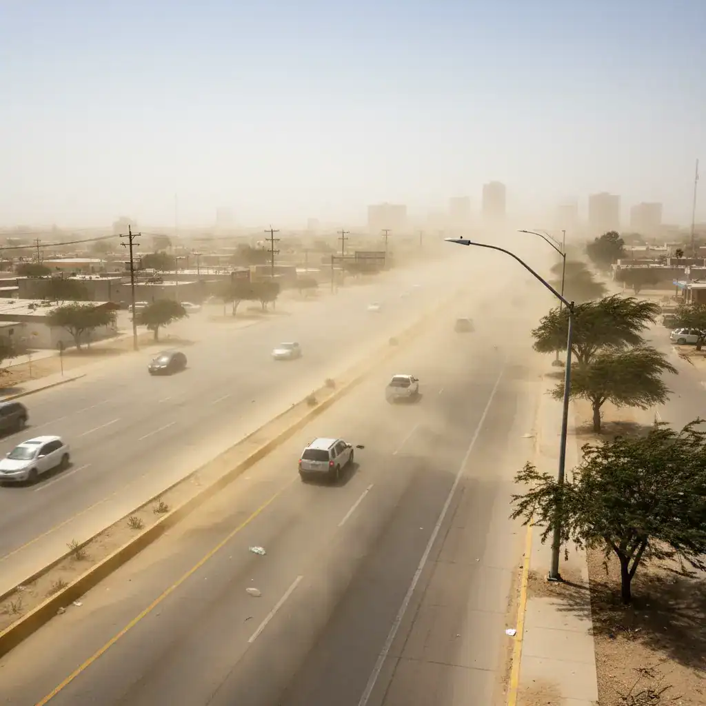 Yellow Alert Issued in Ciudad Juarez as Strong Winds Cause Dust Storms ...